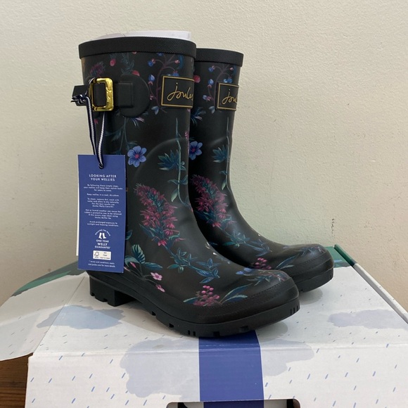 Joules | Shoes | Joules Mollie Welly Rain Boots Size 36 Nib | Poshmark